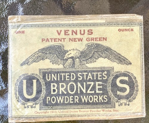 Venus Paten NEW GREEN United States BRONZE POWDER WORKS 1 oz Vintage ...