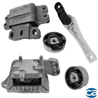 Engine Motor Mounts & Transmission Mount 5PCS for Volkswagen Jetta 18 ...