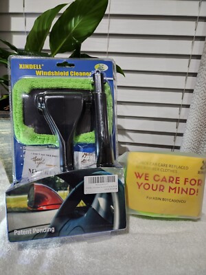Xindell Windshield Cleaner And Spray Bottle With 5 Extra Pads | eBay