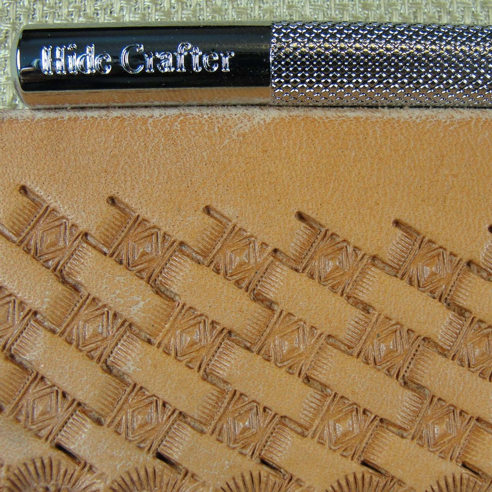 Pro Crafters Series - Small Diamond Basket Weave Stamp (Leather ...