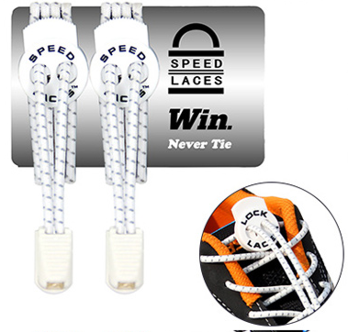 Elastic Shoe Lock Laces Sports Triathlon Running Race Speedlaces ...