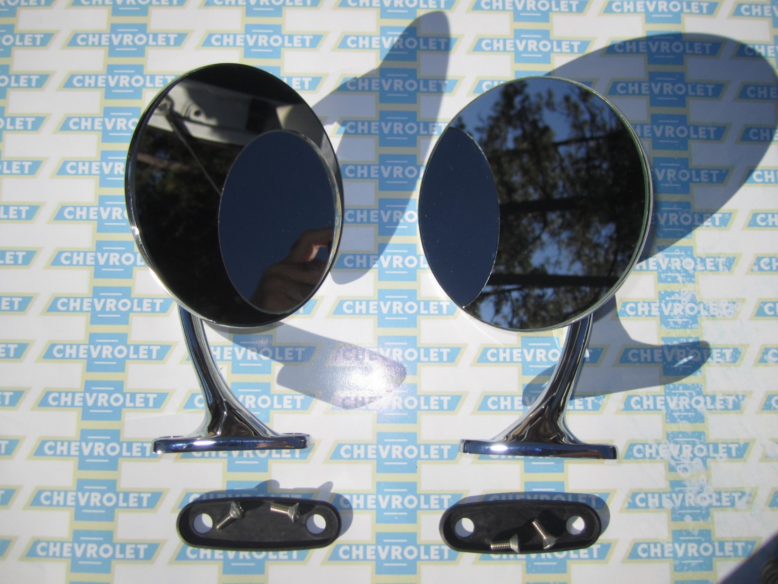 1948-1954 Chevrolet Outside Rear View Mirrors. Show Quality. Pair | eBay