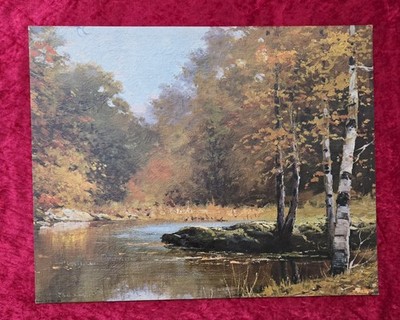 Mystic Pond By Robert Wood, Winde Fine Prints No. 138 Vintage 11" x 14 ...