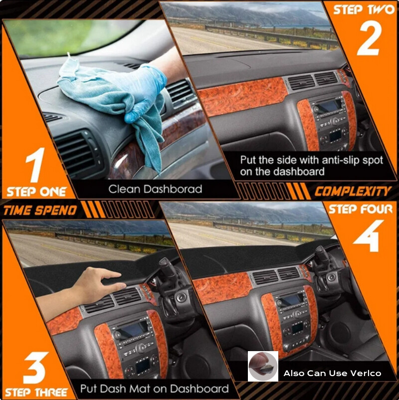 RHD Dashboard Cover Suede Dashmat Dash Mat For Suzuki Jimny 1998-2018 ...
