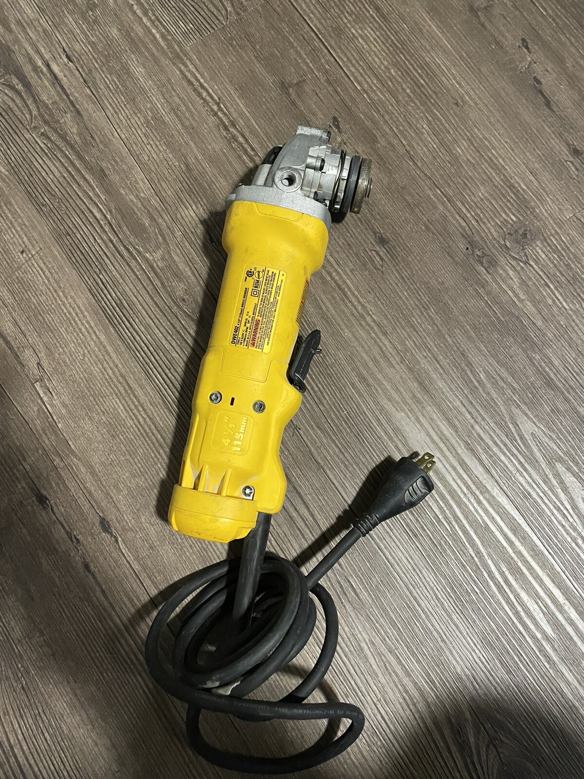 DEWALT DWE402N 120V 4-1/2" Corded Angle Grinder - Yellow (Body Only) | eBay