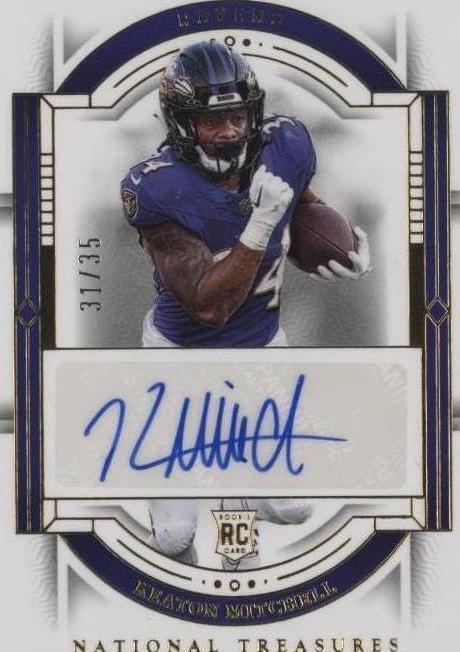 2023 Panini National Treasures - Rookie Signatures Keaton Mitchell #110 ...