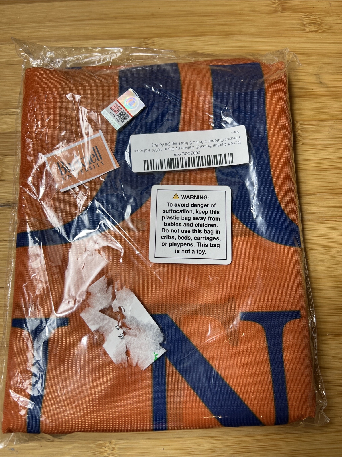 Bucknell Flag By Desert Cactus. 3x5’. Orange and Blue | eBay