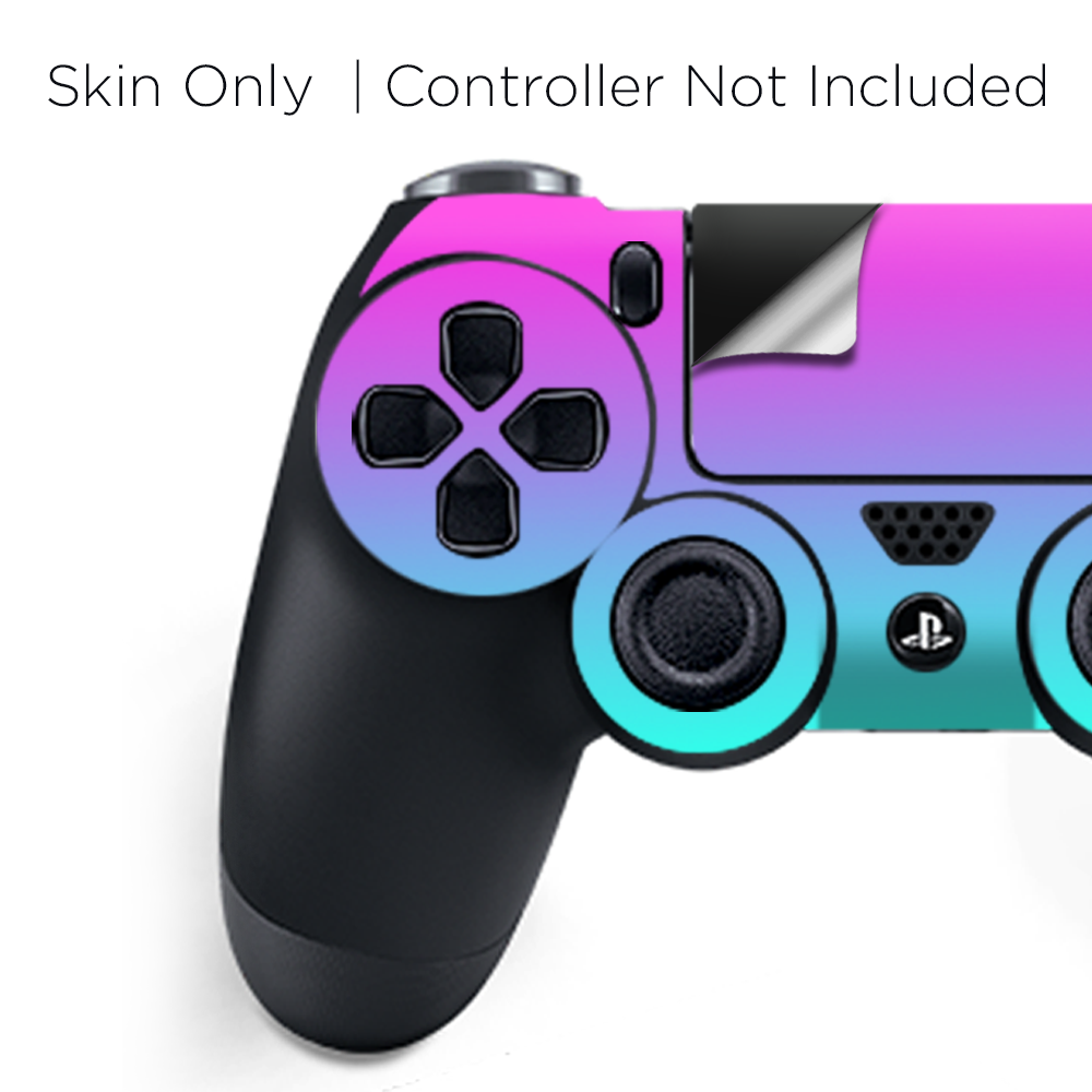 Skins Decal Wrap for PS4 / PS4 Pro Controller - hombre pink purple teal ...