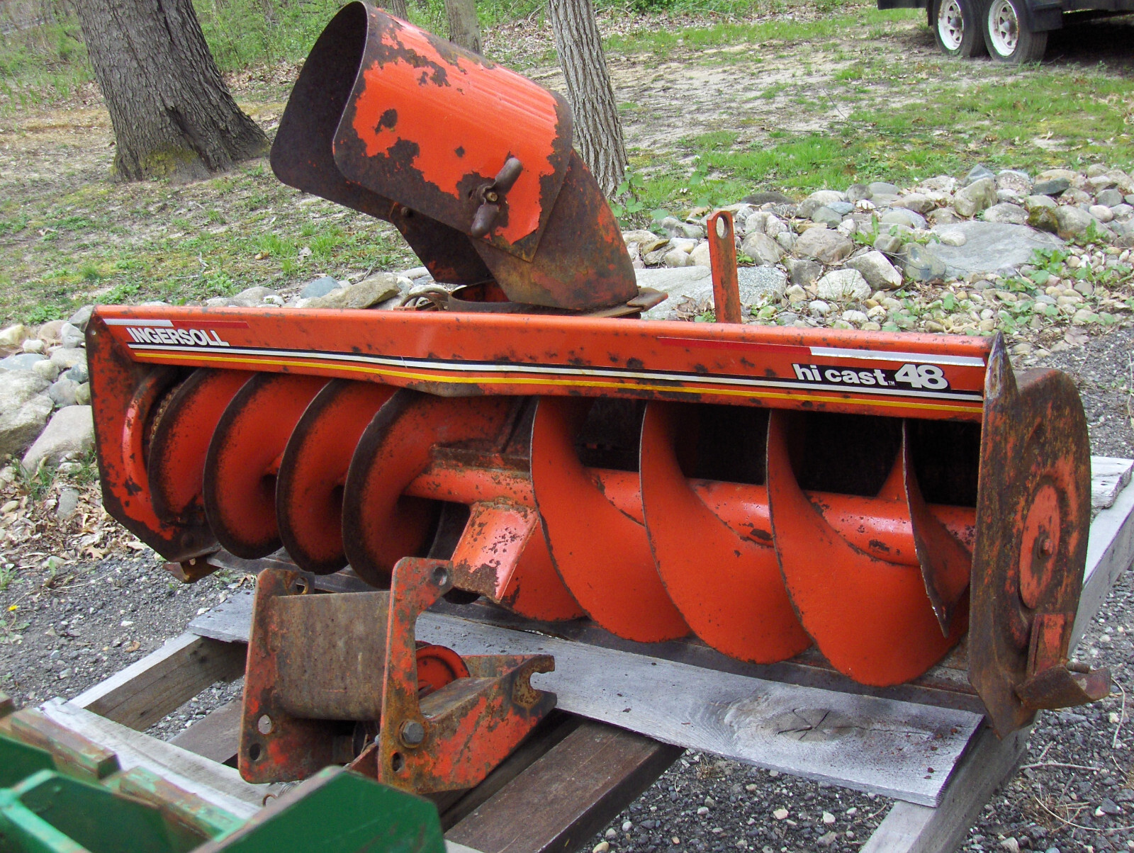 CASE INGERSOLL LAWN AND GARDEN TRACTOR 48" SNOW BLOWER | eBay