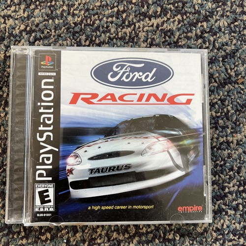 Ford Racing (Sony PlayStation 1, 2001) PS1 Complete! BLACK LABEL CIB ...