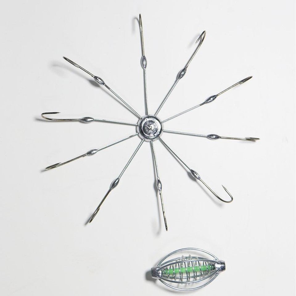 10A Fishing Hooks 18cm Explosion Hook Crab Lantern Bait Case Barbed ...