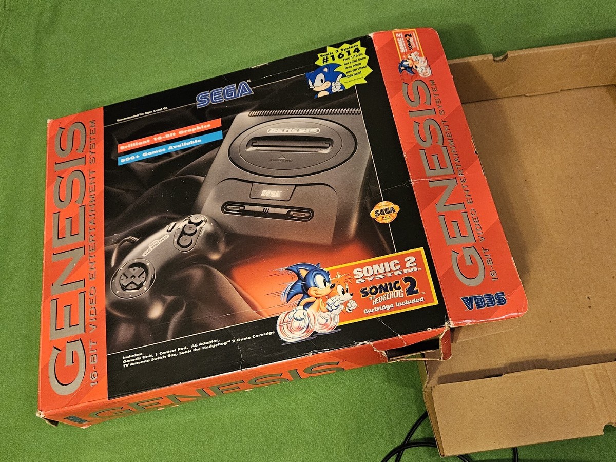 Sega Genesis Box Sonic 2