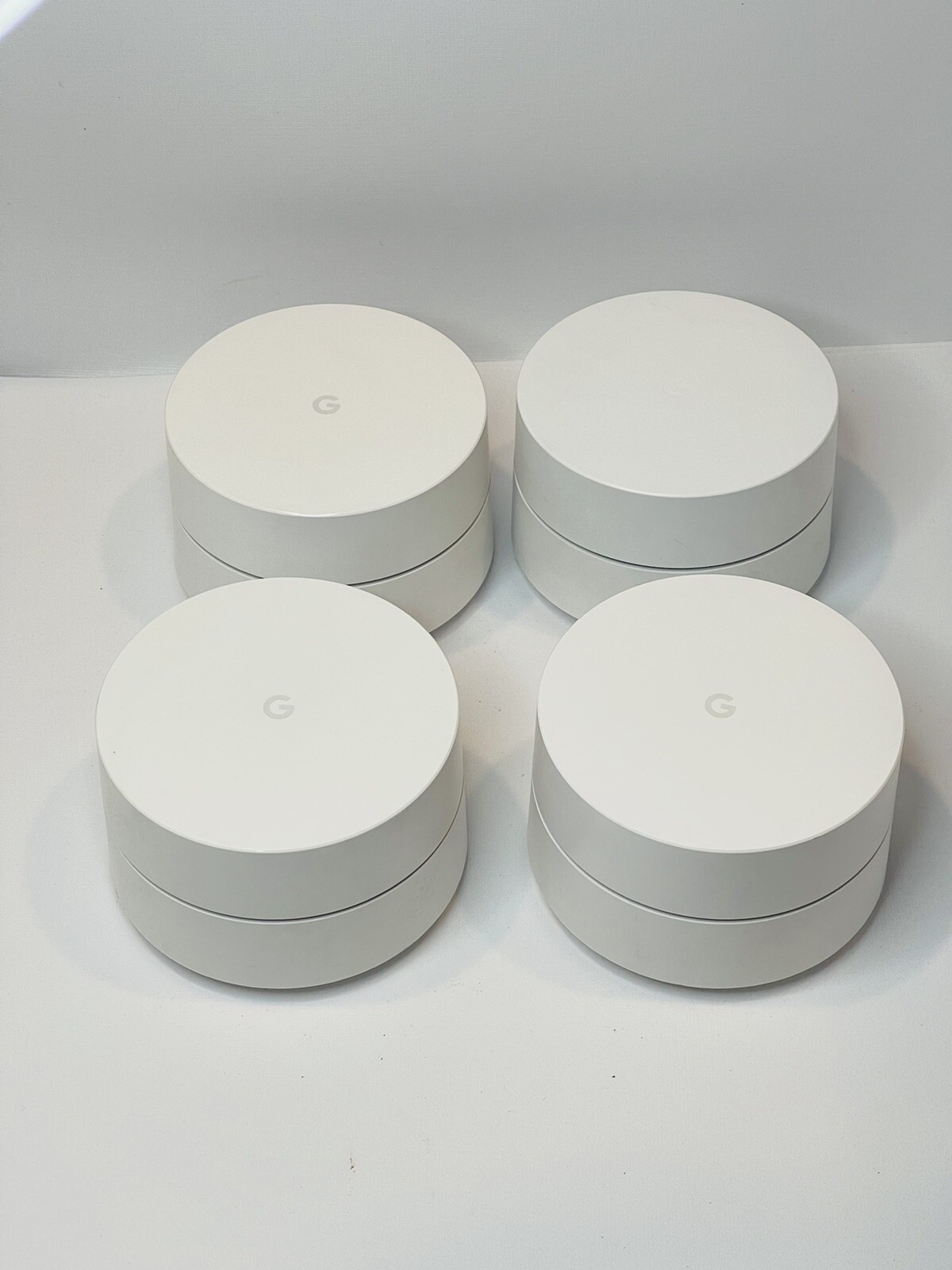 4 Pack Google Wi-fi AC1200 Dual-Band Mesh Wi-Fi Router 1x GJ2CQ 3x AC ...