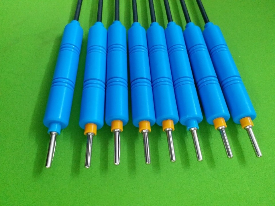 8pc Monopolar L-Hook 5mmx330mm Laparoscopic Endoscopy Surgical ...