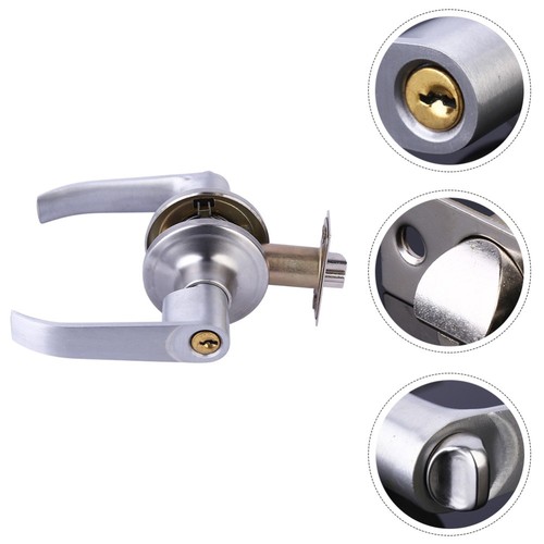 Handle Lock Door with Key Toilet Locks Latch Office Keys Commercial ...