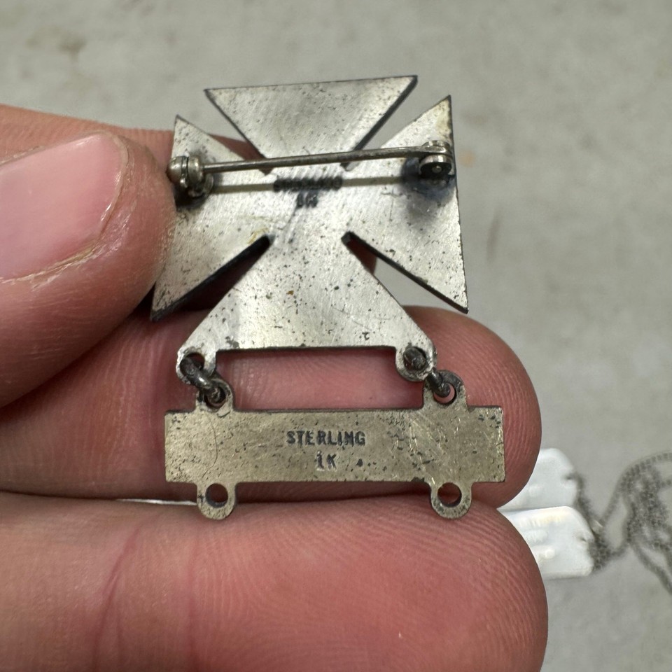 WW2? Sterling 1K US Army Sharpshooter Badge Of Honor Pin 1" Rifle Gun ...