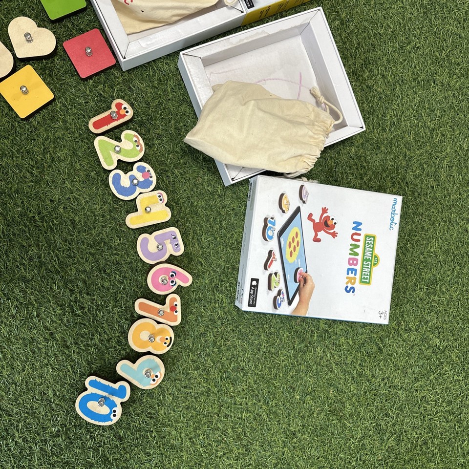 Marbotic bundle Interactive Wooden Smart Letters, Numbers, Shapes For ...