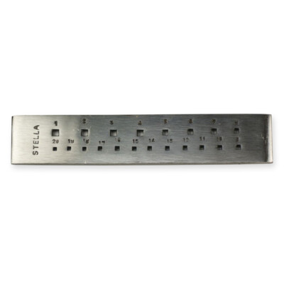 NEW jewellers drawplate square 20 holes draw plate jewellery making ...