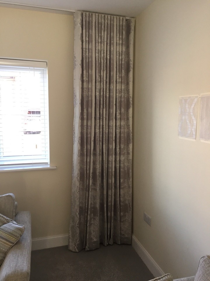 Wall to Wall Wave Track Curtains Made to Measure | eBay UK