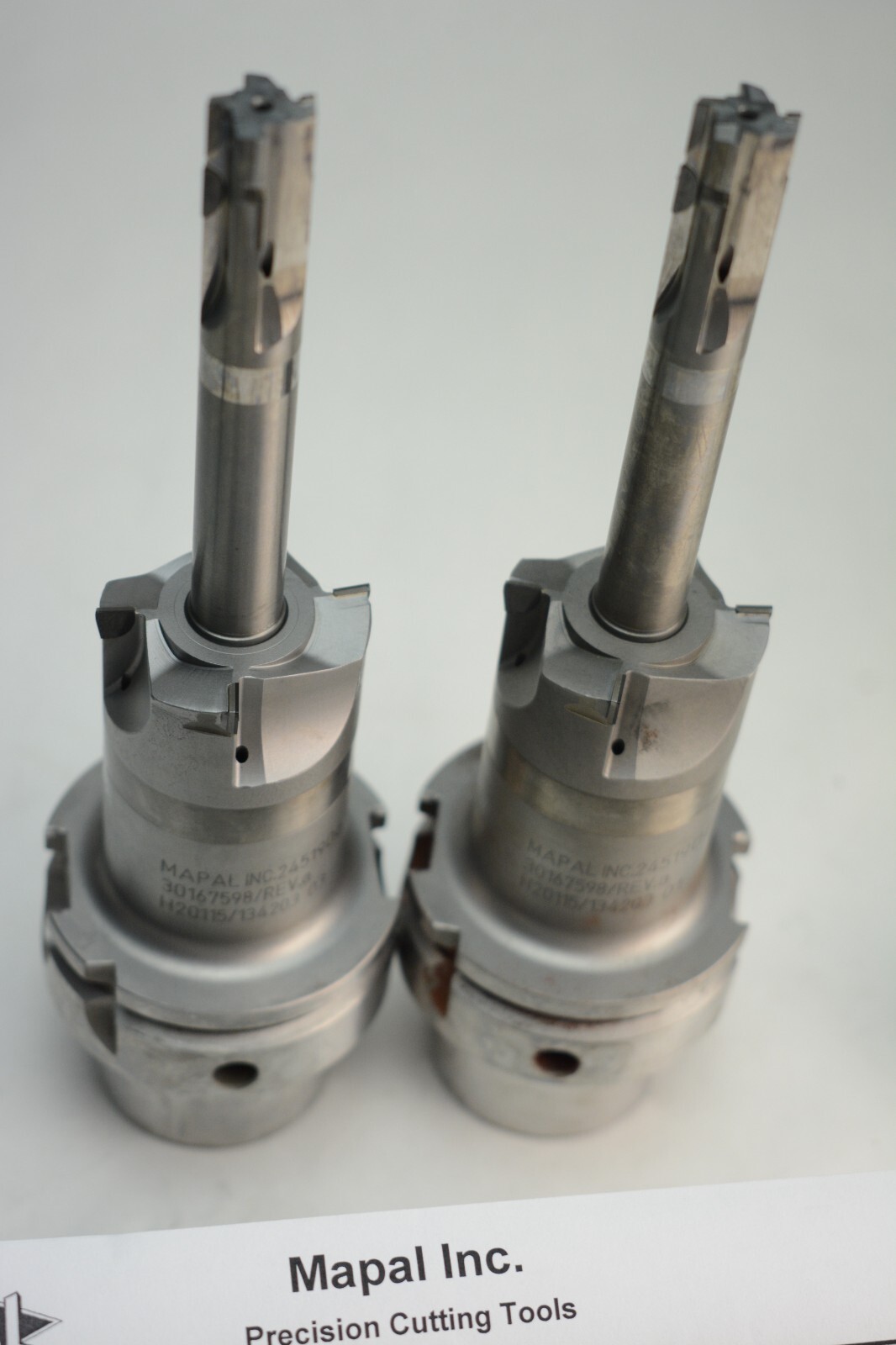 Lot 2pc Mapal 30167598 step Reamer Chamfer Tool PCD Boring Tool HSK63 ...