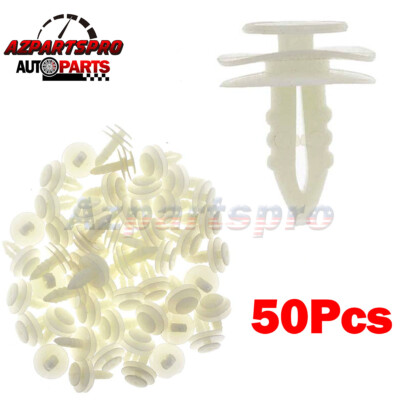 50pcs Door Panel Clips Retainer White For 73-86 Ford F100 F150 F250 ...