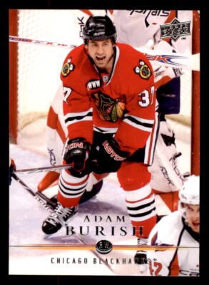 2008-09 Upper Deck #157 Adam Burish Chicago Blackhawks | eBay