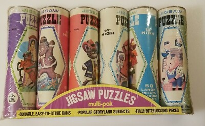 Storyland 50 Piece 14 inch High Jigsaw Puzzles 6 Brand New Sealed Multi ...