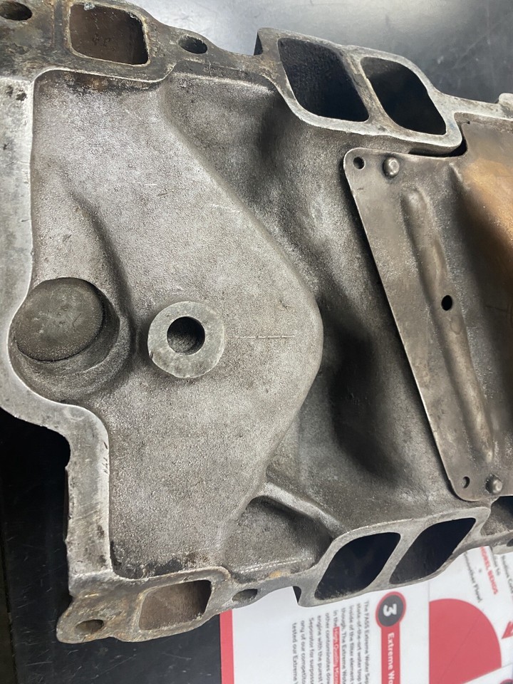 Chvevrolet Rare Aluminum Winters SBC intake 4bbl 3872110 | eBay
