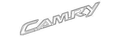 Toyota OEM Factory 2012-2017 Camry Trunk Lid Emblem Badge Nameplate ...
