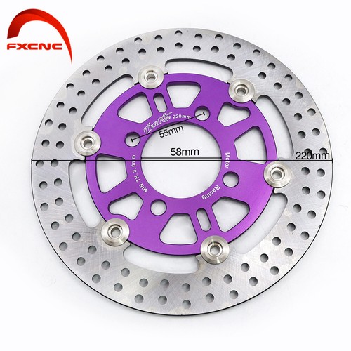 CNC Purple Parts Front Brake Disc Rotor Iron For Honda Grom MSX125 2013 ...