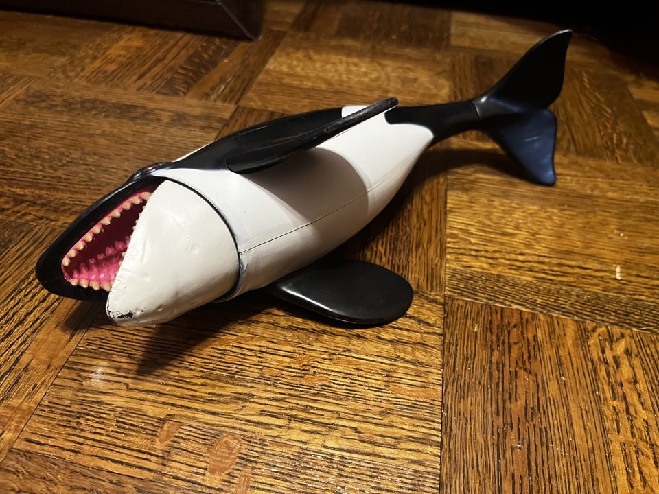 Vintage Chap Mei Toys R' Us Orca Killer Whale 11" Action Figure Toy ...