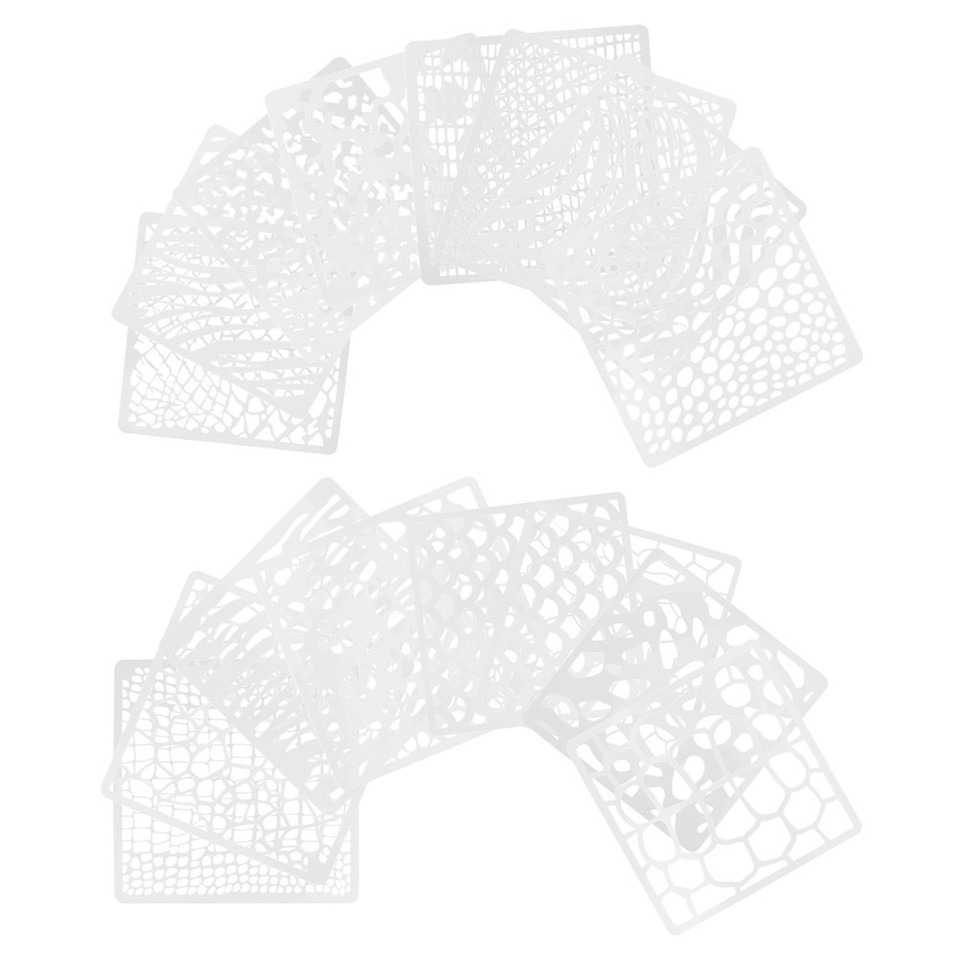 16 Pcs Plastic Painting Templates Stencils for Craft Drawing Projects ...