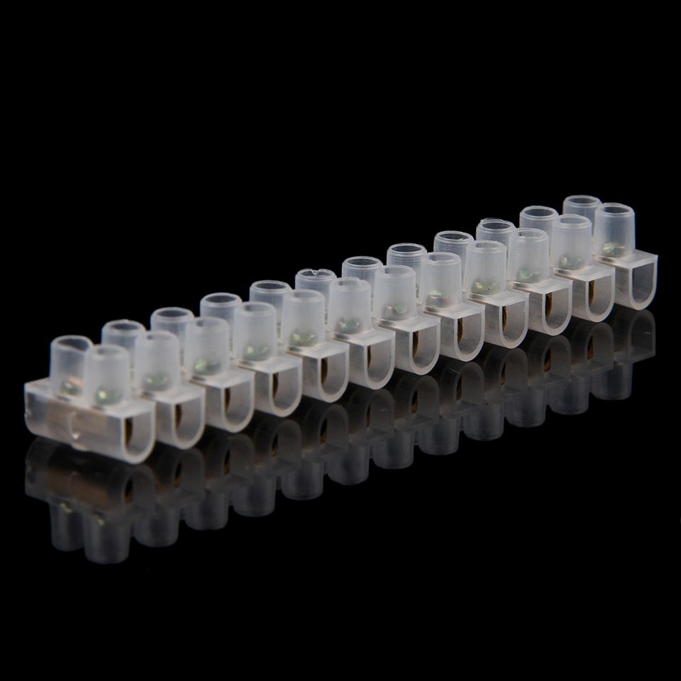 10Pcs Barrier Screw Terminal Wire Connector 5A 12-Position Block ...