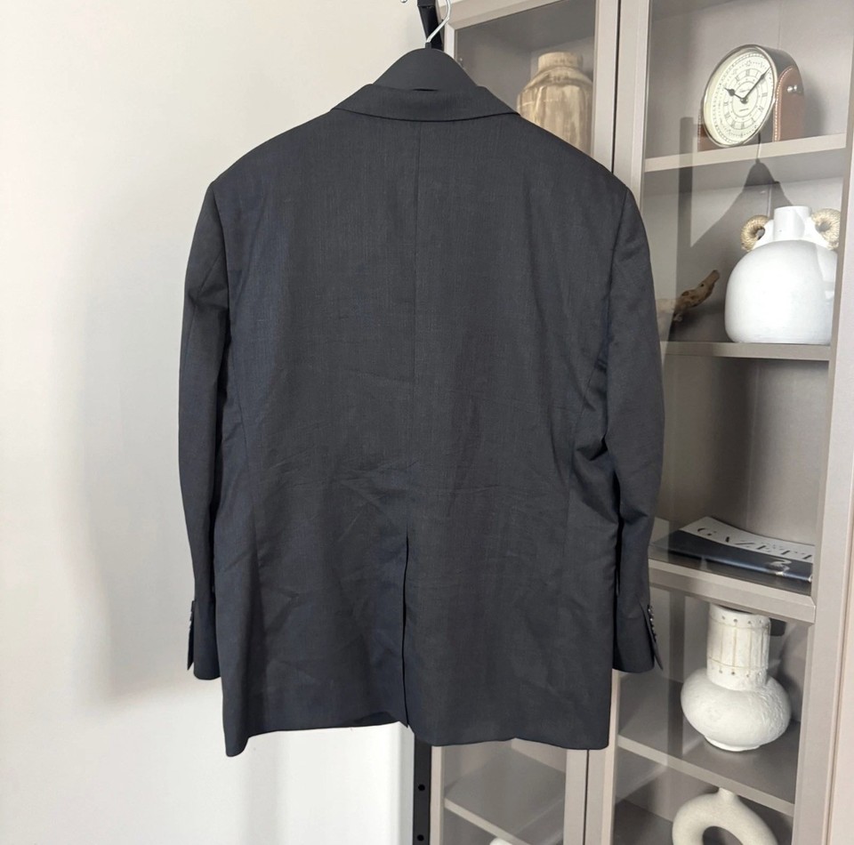 Brooks Brothers Estrato 1818 Regent Fit Grey 2 Piece Suit 46R Wool ...