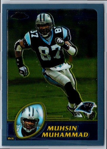 2003 Topps Chrome Muhsin Muhammad #141 Carolina Panthers Football Card ...