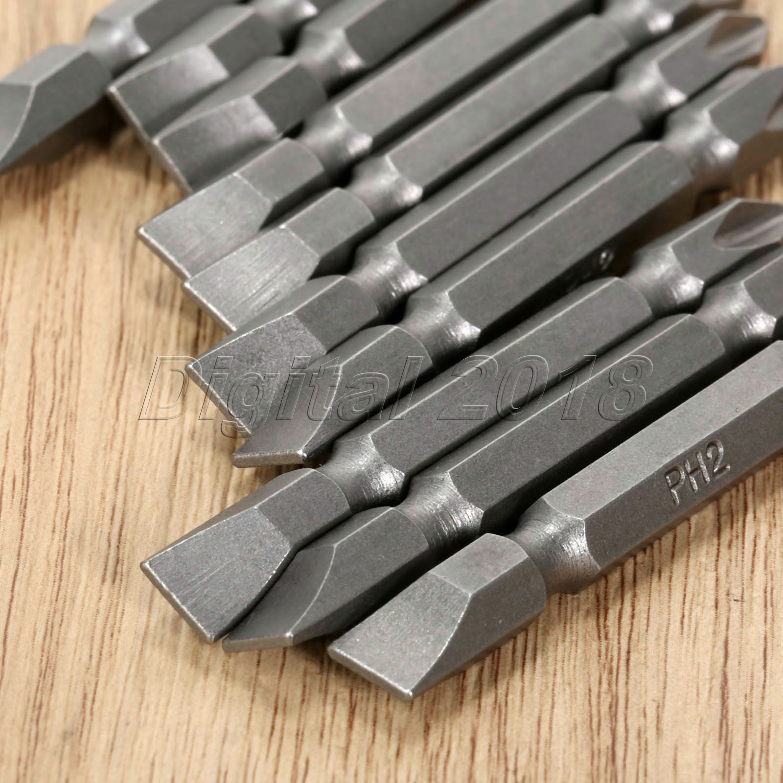 65mm Double Ended Screwdriver Power Bits Tool PH2 Screw Driver Magnetic ...