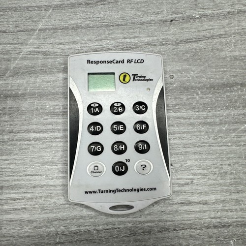 Turning Technologies Response Card RF LCD RCRF-03 | eBay