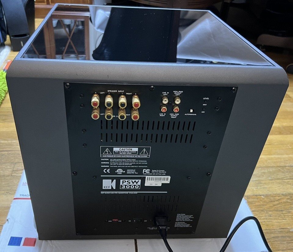 KEF PSW 3000 POWERED SUBWOOFER HOME THEATRE -(PICK UP ONLY,NO SHIP) | eBay