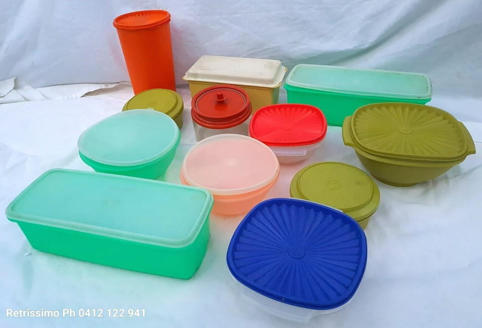 Tupperware Storage Lids Containers Drink Measure Pour Lot/Bulk x 12 ...