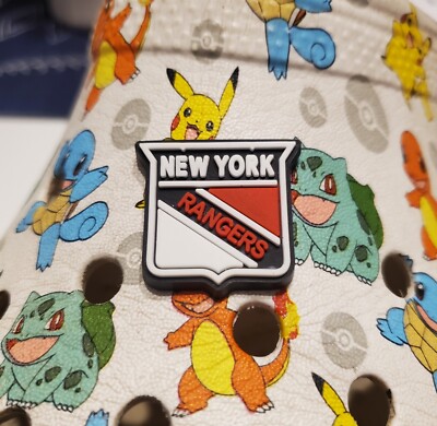 NY Rangers NHL Croc Charm | eBay Australia