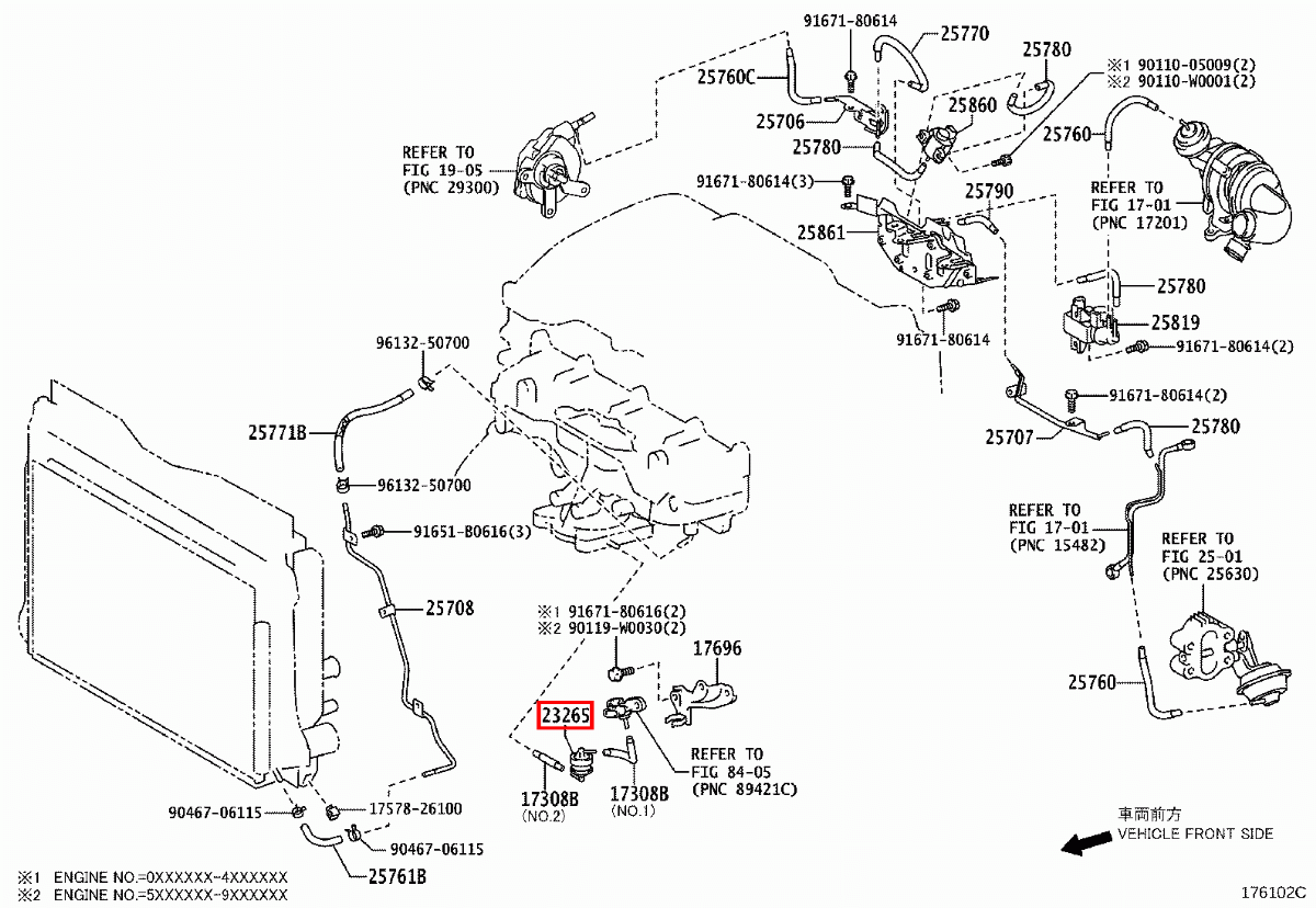 Genuine Fortuner KUN51 KUN50 2KD 1KD MAP Sensor Oil Separator Filter ...