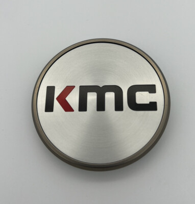KMC Off Road Wheel Rim Center Hub Cap Silver Snap In T154K77-S2 BC-968 ...