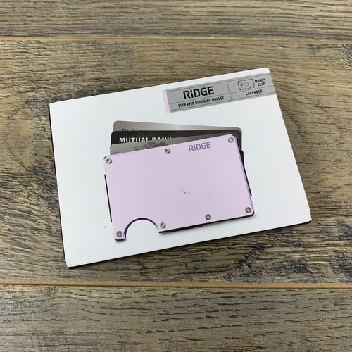 The Ridge Wallet Aluminum Money Clip | Lavender — Brand New | eBay