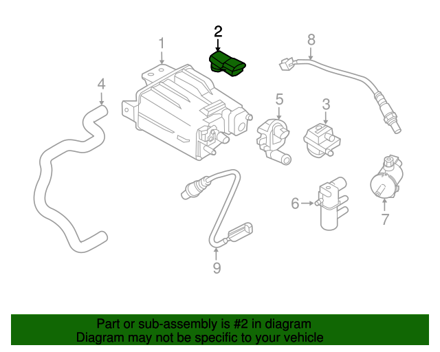 Genuine OEM Manifold Pressure (MAP) Sensor For 16-18 Infiniti Q50 Q60 2 ...