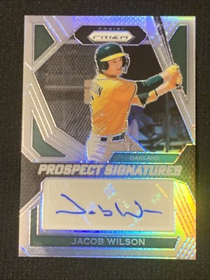 2024 Prizm Prospect Signatures Jacob Wilson RC Auto Refractor! #PS-JW ...