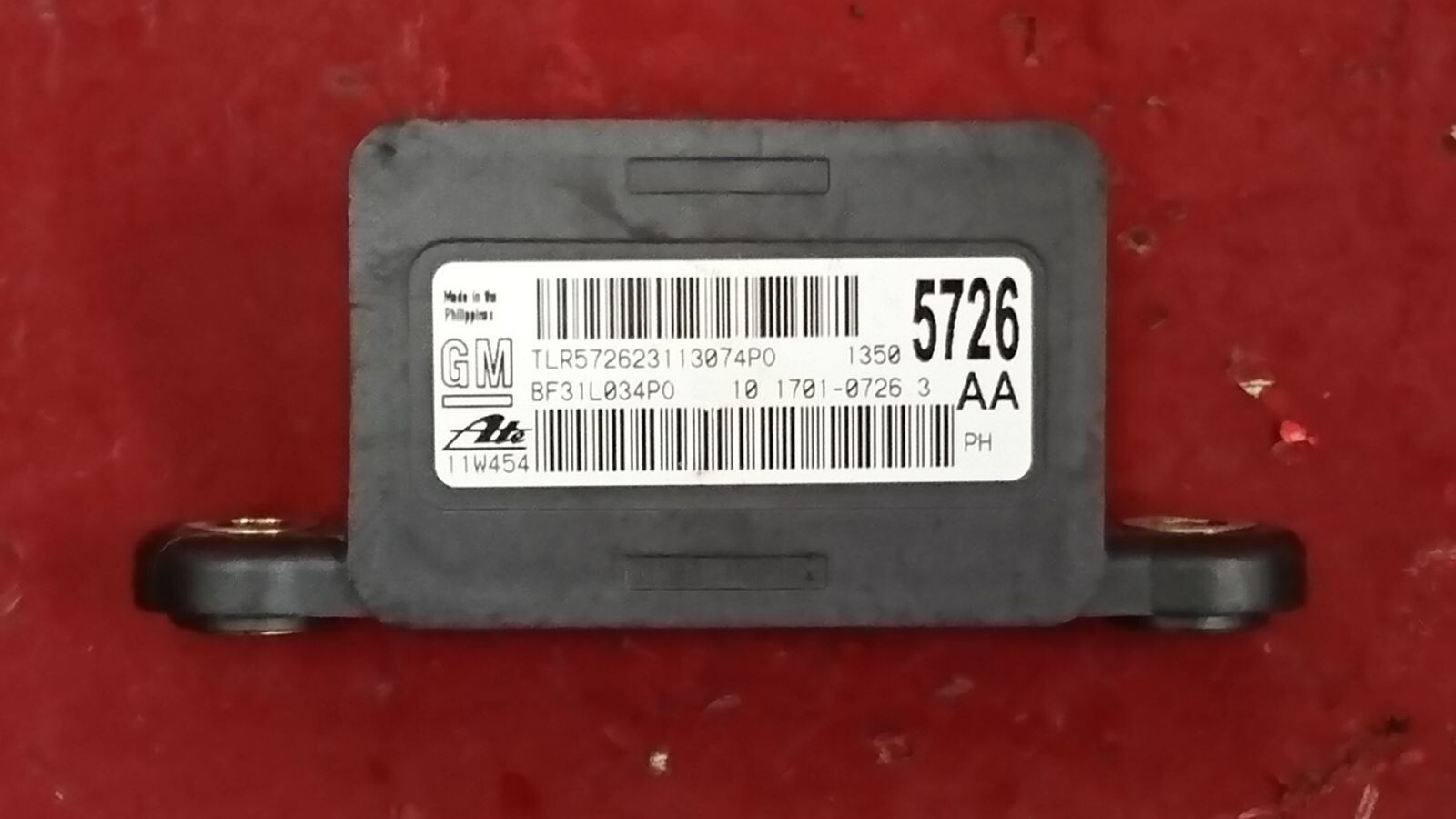 VAUXHALL ASTRA ZAFIRA INSIGNIA BRAKE YAW RATE SENSOR MODULE 13257072 AA ...