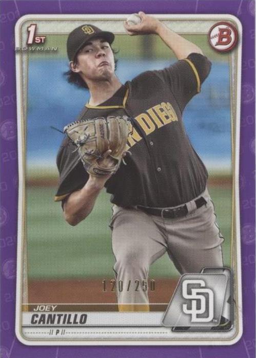 2020 Bowman - Prospects Joey Cantillo #BP-76 Purple /250 (RC) for sale online | eBay