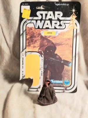 Vintage Star Wars 1977 Jawa Figure HK W/ Cardback | eBay
