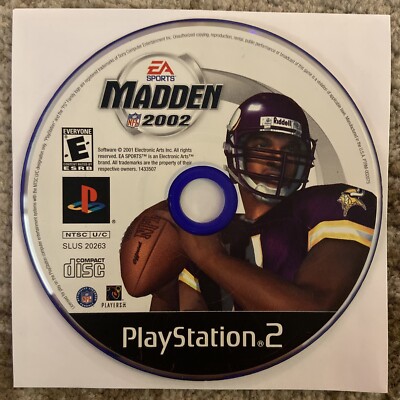 🔥 Madden NFL 2002 (PlayStation 2 PS2, 2001) VG Disc Only! See ...