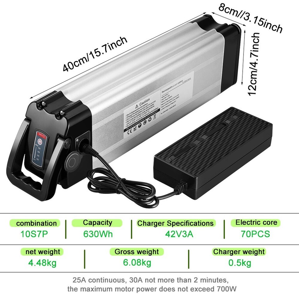 E-Bike Battery Replacement Battery pack 36V 17.5AH Electric Bike Li-ion ...